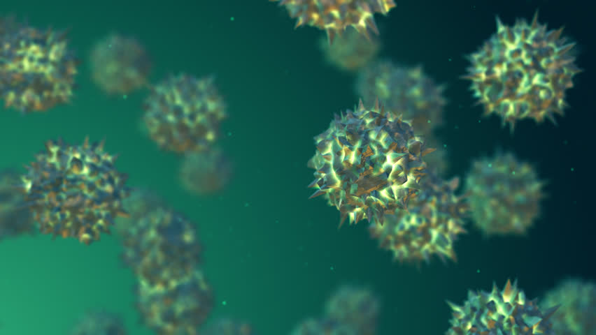 02118 Cell Microbe Virus Molecule Stock Footage Video (100% Royalty ...