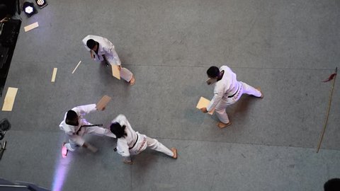 Taekwondo wood Stock Video Footage - 4K and HD Video Clips | Shutterstock