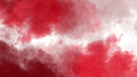Red Smoke Animation On White Background Stock Footage Video (100% ...
