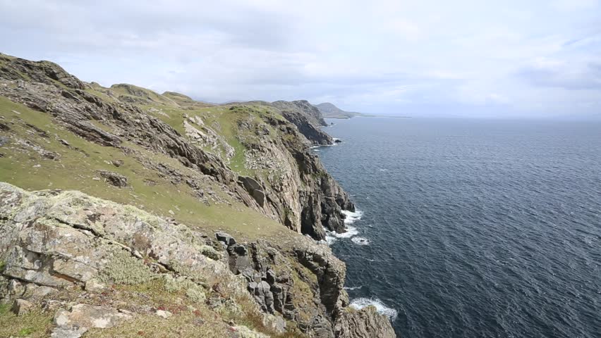 Sliabh Liag Cliffs in Donegal, Stock Footage Video (100% Royalty-free ...