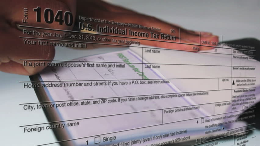 irs form check background Stock Footage Video (100% Royalty-free ...