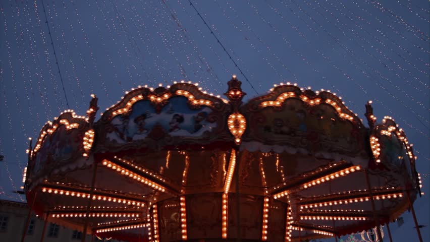Carousel Spinning Stock Footage Video (100% Royalty-free) 8595493 ...