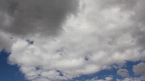 Slow Motion Clouds Sky Timelapse Stock Footage Video (100% Royalty-free ...