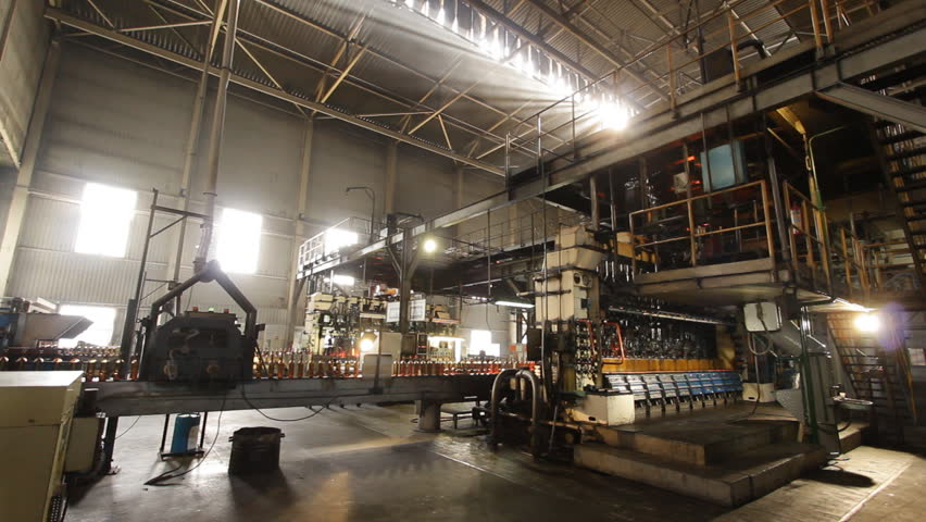 glass bottle production factory Stock Footage Video (100% Royalty-free ...