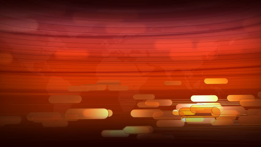 computer-rendered animation news tv channel golden Stock Footage Video ...