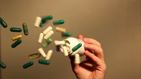 Pills Falling Stock Footage Video (100% Royalty-free) 8625835 ...