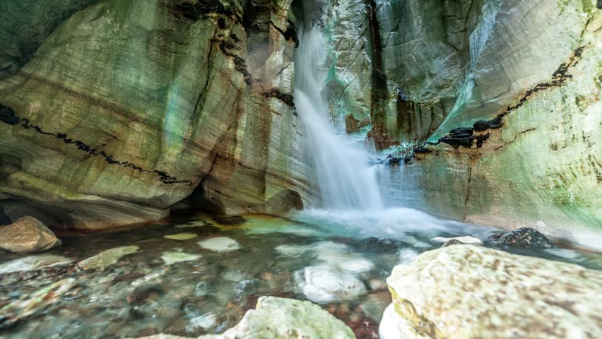 trollkyrkja troll's church norway Stock Footage Video (100% Royalty ...