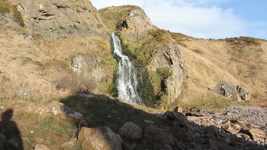 waterfall st cyrus nature reserve scotland Stock Footage Video (100% ...