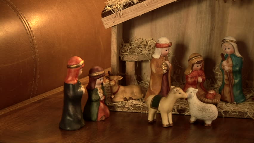 close christmas manger Stock Footage Video (100% Royalty-free) 868915 ...