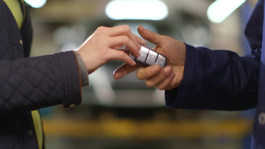 close shot woman's hand handing over Stock Footage Video (100% Royalty ...