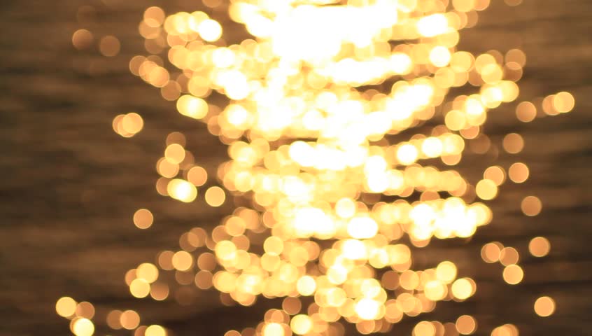 Glistening and Shimmering Ocean Surface Stock Footage Video (100% ...