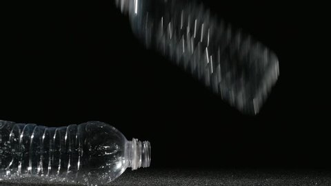 Plastic Water Bottles Falling Stock Footage Video (100% Royalty-free ...