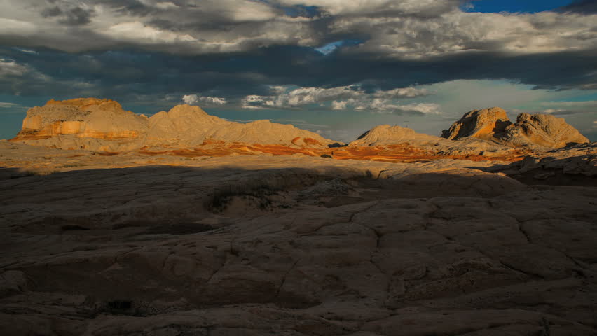Sunset Sunrise Shadows Over Rocks Stock Footage Video (100% Royalty ...