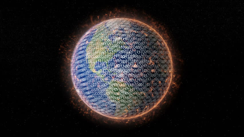 4k uhd digital world data overflow Stock Footage Video (100% Royalty ...