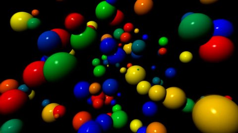 Falling Colored Balls Background Stock Footage Video (100% Royalty-free ...