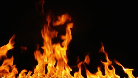 Fire Line Super Slow Motion On Stock Footage Video (100% Royalty-free ...