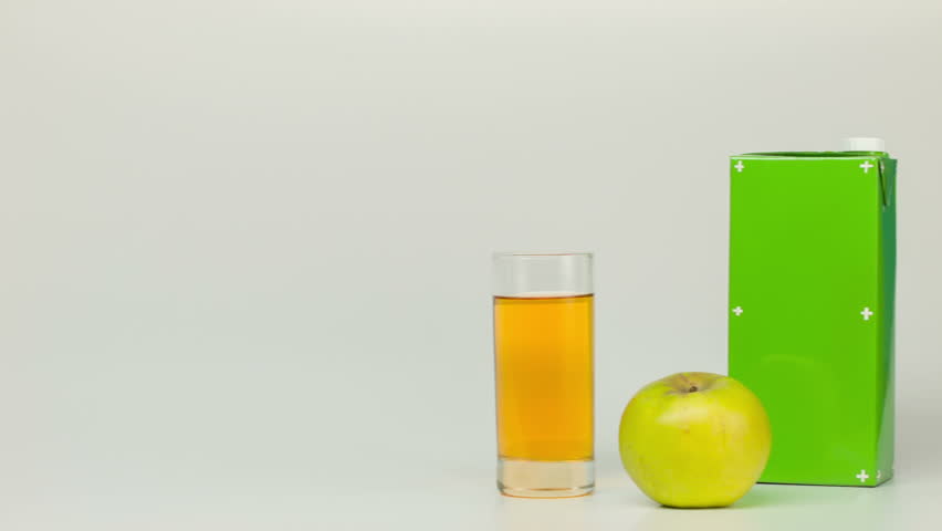 Apple Juice,pack Shot, Real Set Stock Footage Video (100% Royalty-free ...