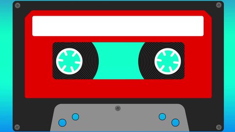 cassette tape animation Stock Footage Video (100% Royalty-free) 8743639 ...