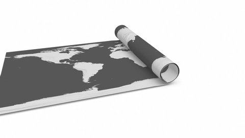 Roll up map Stock Video Footage - 4K and HD Video Clips | Shutterstock