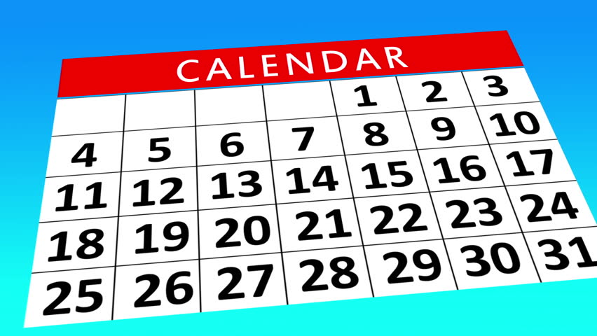 lapse time calendar 3d Stock Footage Video (100% Royalty-free) 1210648 ...