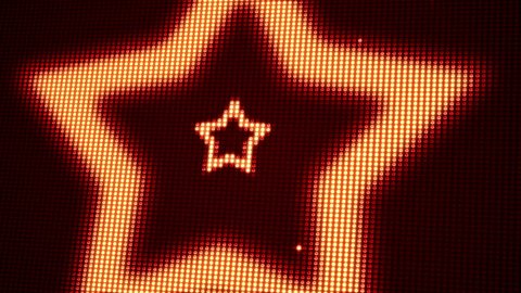 Led Screen Background Star Zoom Animation Stock Footage Video (100% ...
