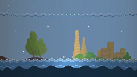 Vector Illustration Neverland Island Stock Vector (Royalty Free ...