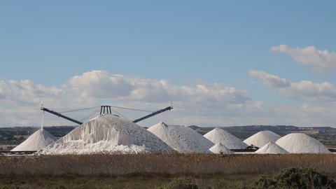 Salt Mine Salt Production Stock Footage Video (100% Royalty-free ...