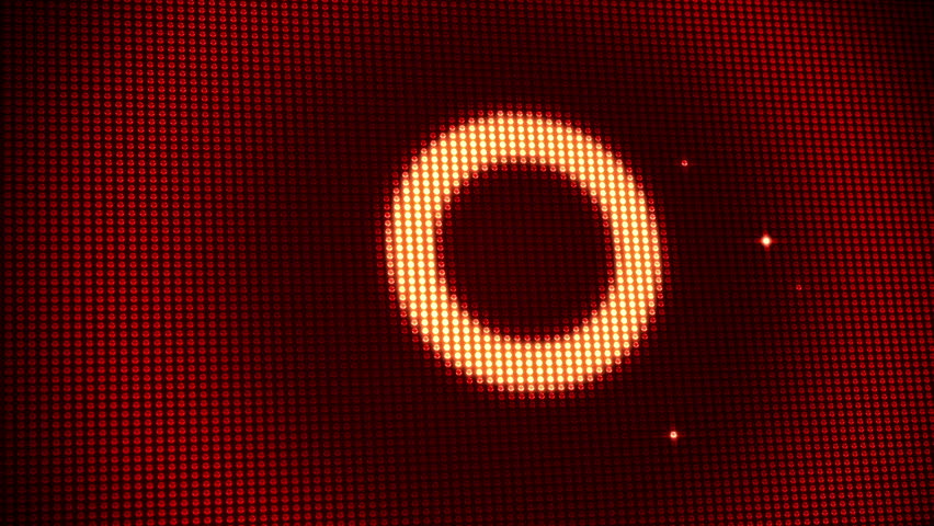 led screen background circle zoom animation Stock Footage Video (100% ...