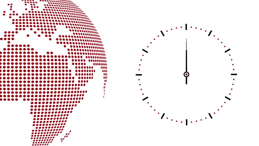 Clock Counting Down 12 Hours Stock Footage Video (100% Royalty-free ...