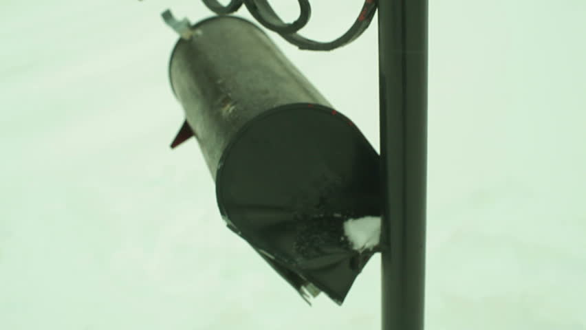 My Damaged Mailbox, Hit By Stock Footage Video (100% Royalty-free ...