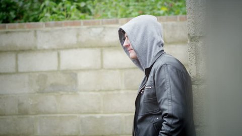 4k 2 Suspicious Characters Carrying Out Stock Footage Video (100% ...