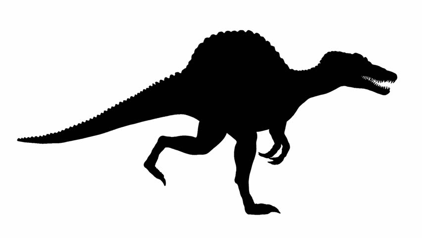 Looping Dinosaur Spinosaurus Run Animation Stock Footage Video (100% ...