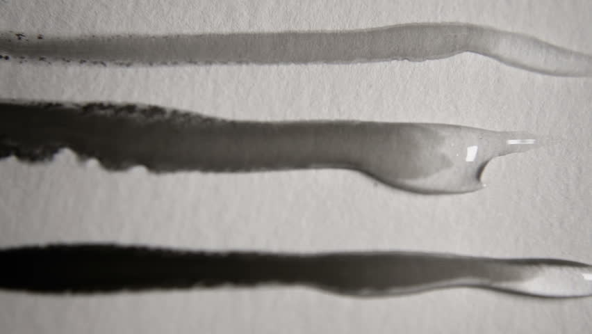 ink on parchment paper slow motion Stock Footage Video (100% Royalty ...