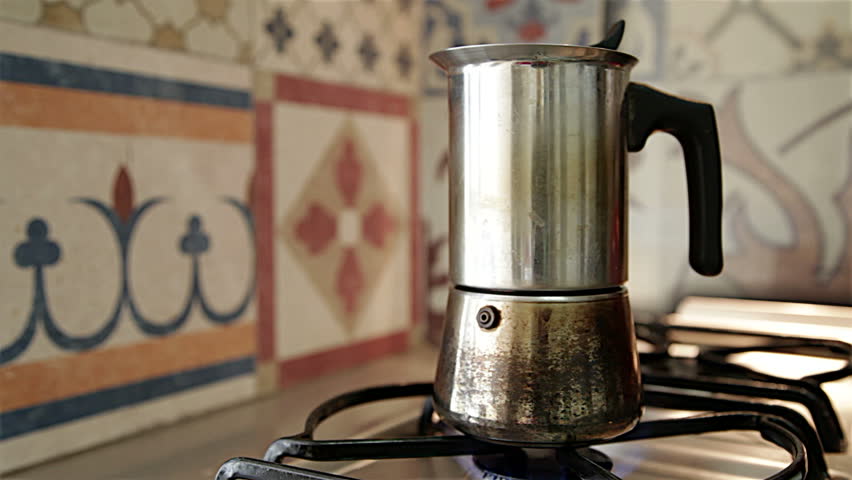 boiling water rusty steel kettle Stock Footage Video (100% Royalty-free ...