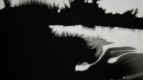 Artistic Ink On Wet Parchment Paper Stock Footage Video (100% Royalty ...