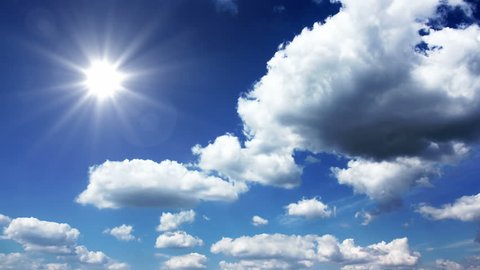 Sunny Sky Clouds Loopable Time Lapse Stock Footage Video (100% Royalty ...