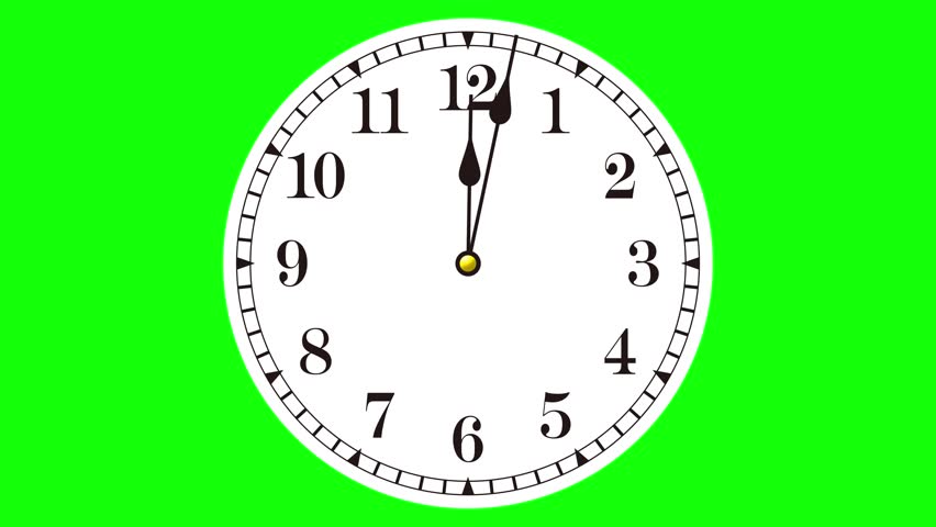 Wall Clock Time-lapse Animation with Stock Footage Video (100% Royalty ...