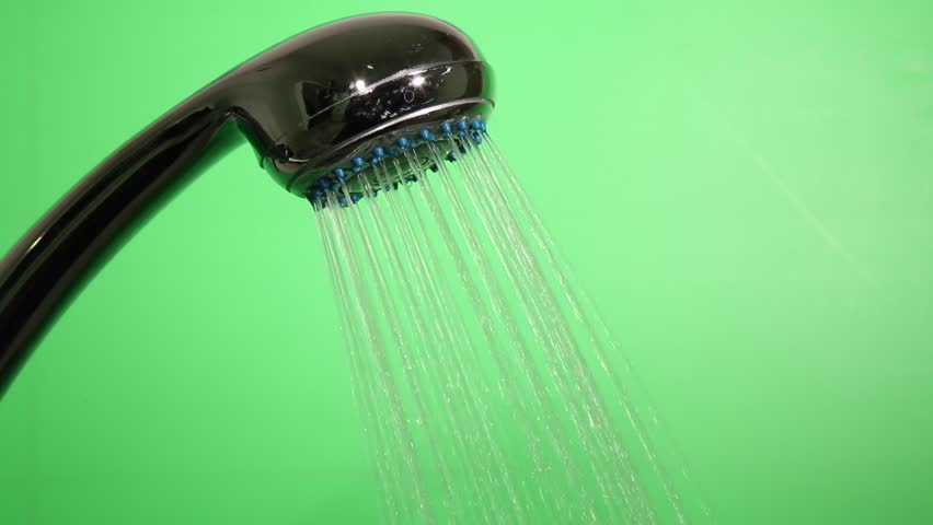 shower head green screen Stock Footage Video (100% Royalty-free ...