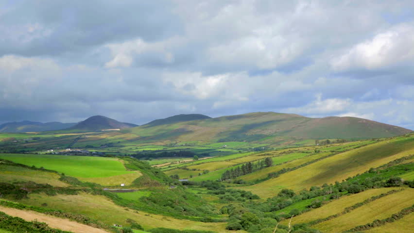 ireland hills time lapse Stock Footage Video (100% Royalty-free ...