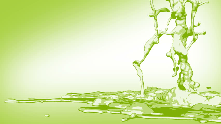 stylized green poison liquid Stock Footage Video (100% Royalty-free ...