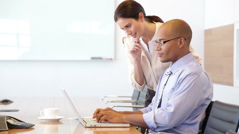 Black African Project Manager Explaning Business Stock Photo (Edit Now ...