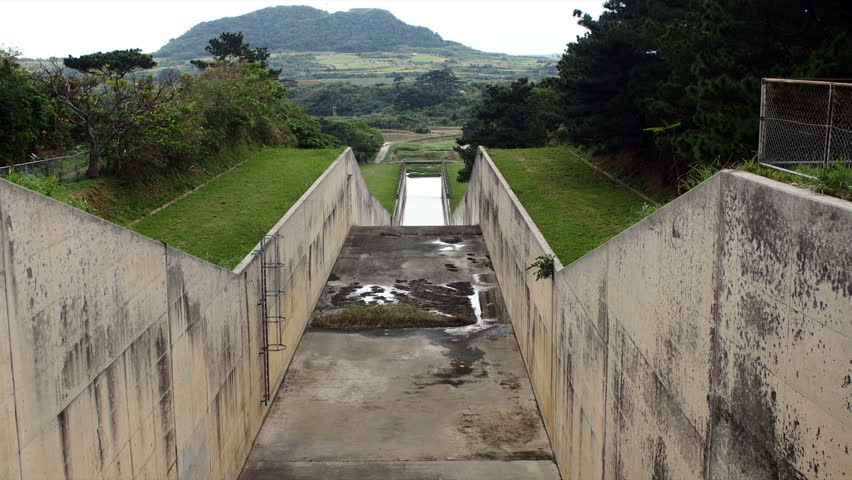 Dried up Dam Leading to Stock Footage Video (100% Royalty-free) 8947129 ...