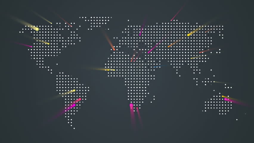 abstract world map light beams colorful: Stockvideos & Filmmaterial ...