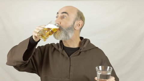 Young Man Drinking Beer Stock Footage Video (100% Royalty-free) 8508964 ...