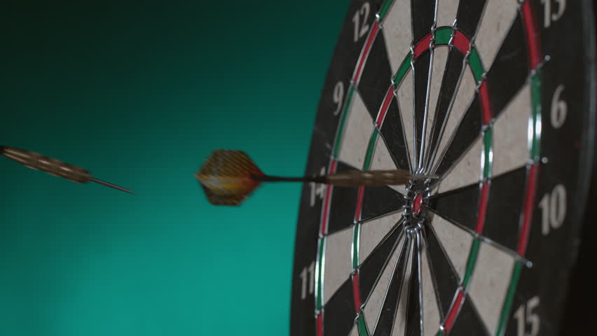2 Shots of Darts Hitting Stock Footage Video (100% Royalty-free ...