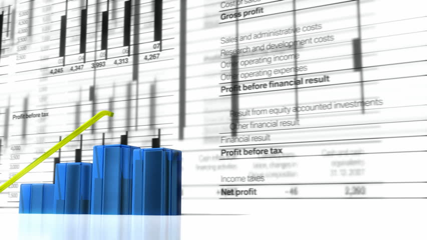 Positive Trend Financial Chart Stock Footage Video (100% Royalty-free ...