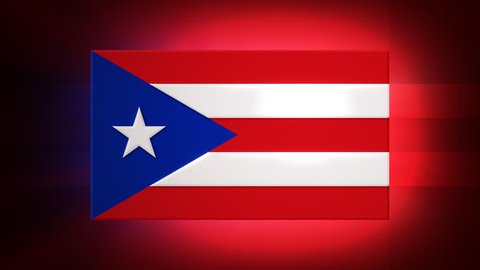 puerto rico 3d flag - hd Stock Footage Video (100% Royalty-free) 969424 ...