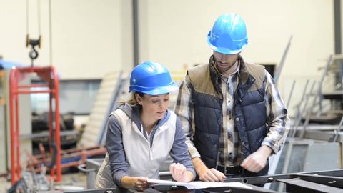 Industrial People Meeting Together Factory Stock Photo 251164696 ...
