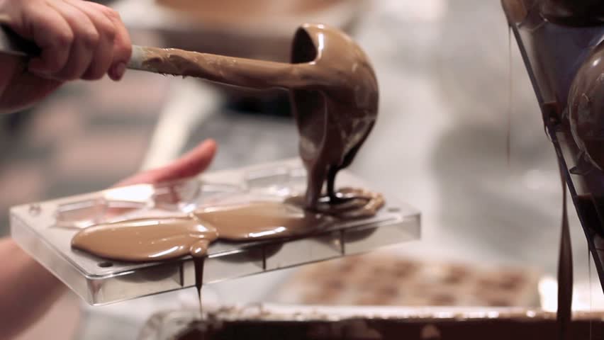 hands pastry chef working chocolate easter Stock Footage Video (100% ...