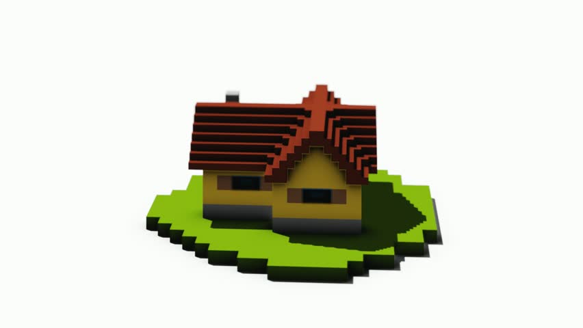 animated construction building cartoon block house: วิดีโอสต็อก (ปลอด ...